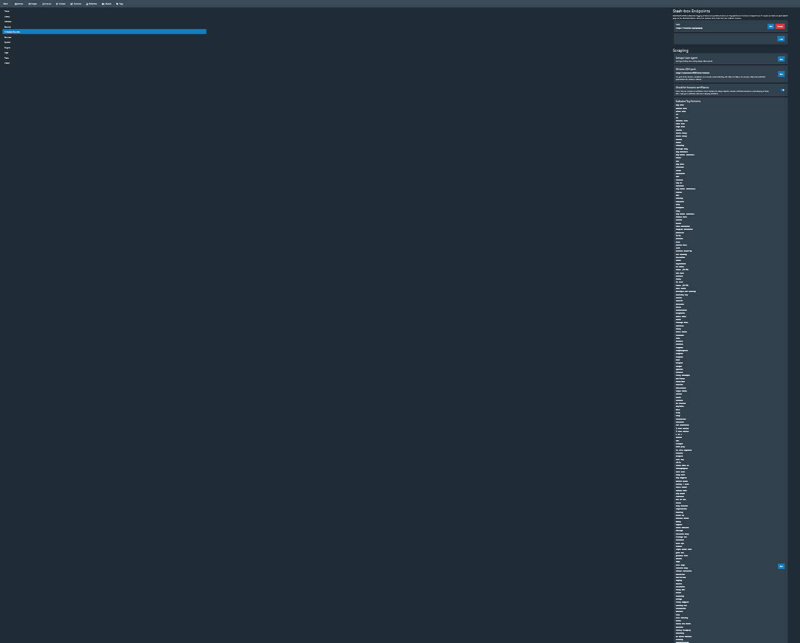[Feature] collapse button for excluded tag patterns · Issue #2420 ...