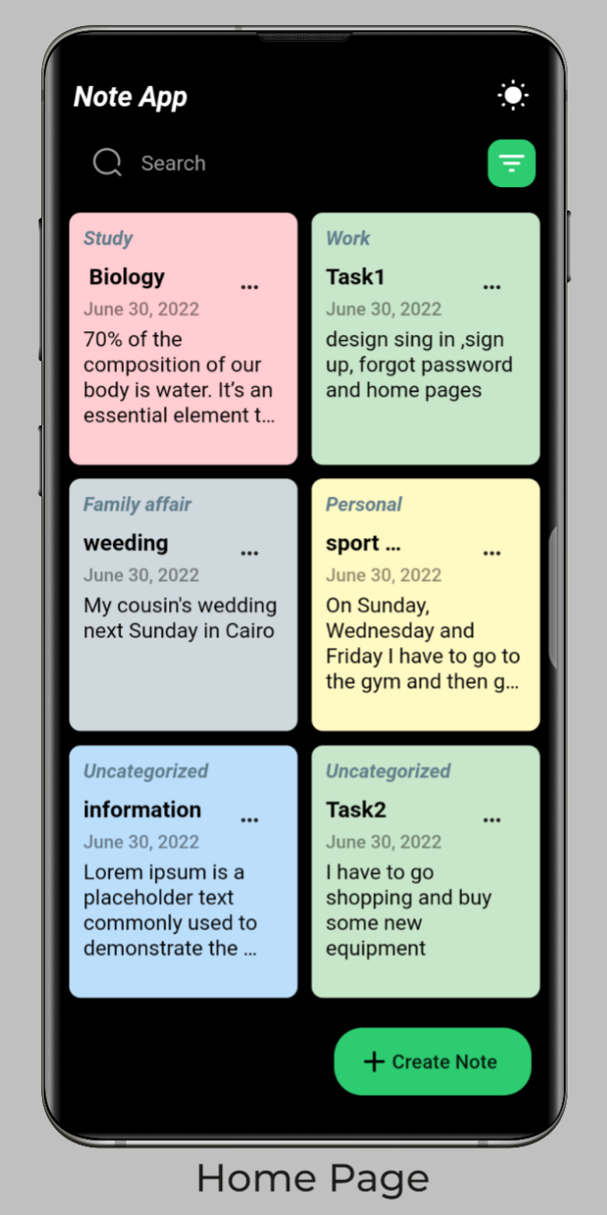 GitHub - AhmedTahoonn/NOTE-APP