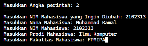 Github Kkamall Latihan1dpbo2023