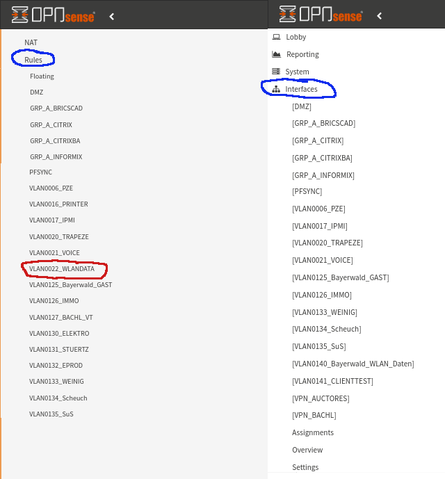 Firewall Groups In The Interface Section · Issue 6201 · Opnsensecore · Github