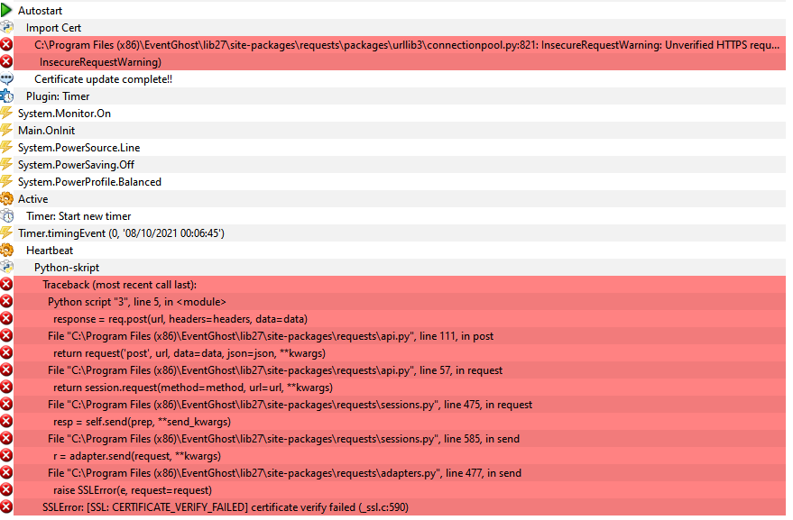 SSLError: [SSL: CERTIFICATE_VERIFY_FAILED] certificate verify failed ...
