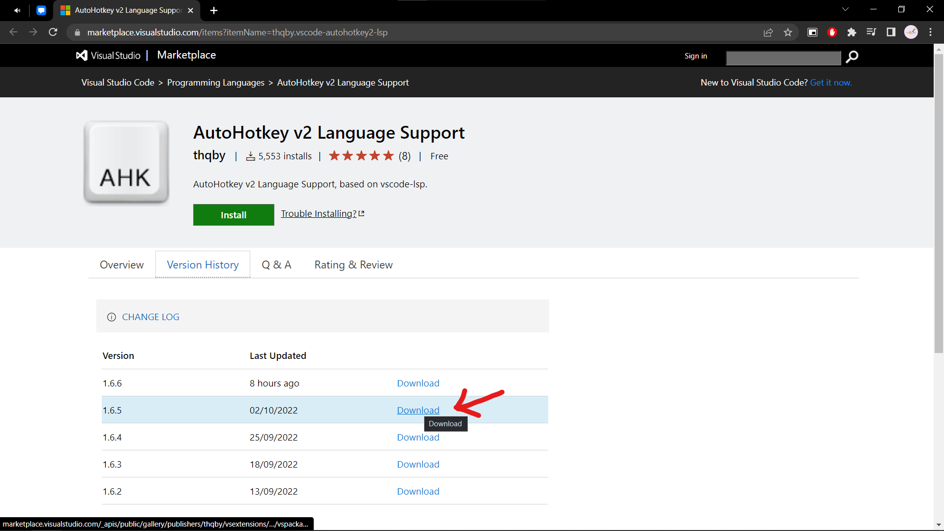 Extension crashes when opening any project · Issue #199 · thqby/vscode-autohotkey2-lsp · GitHub