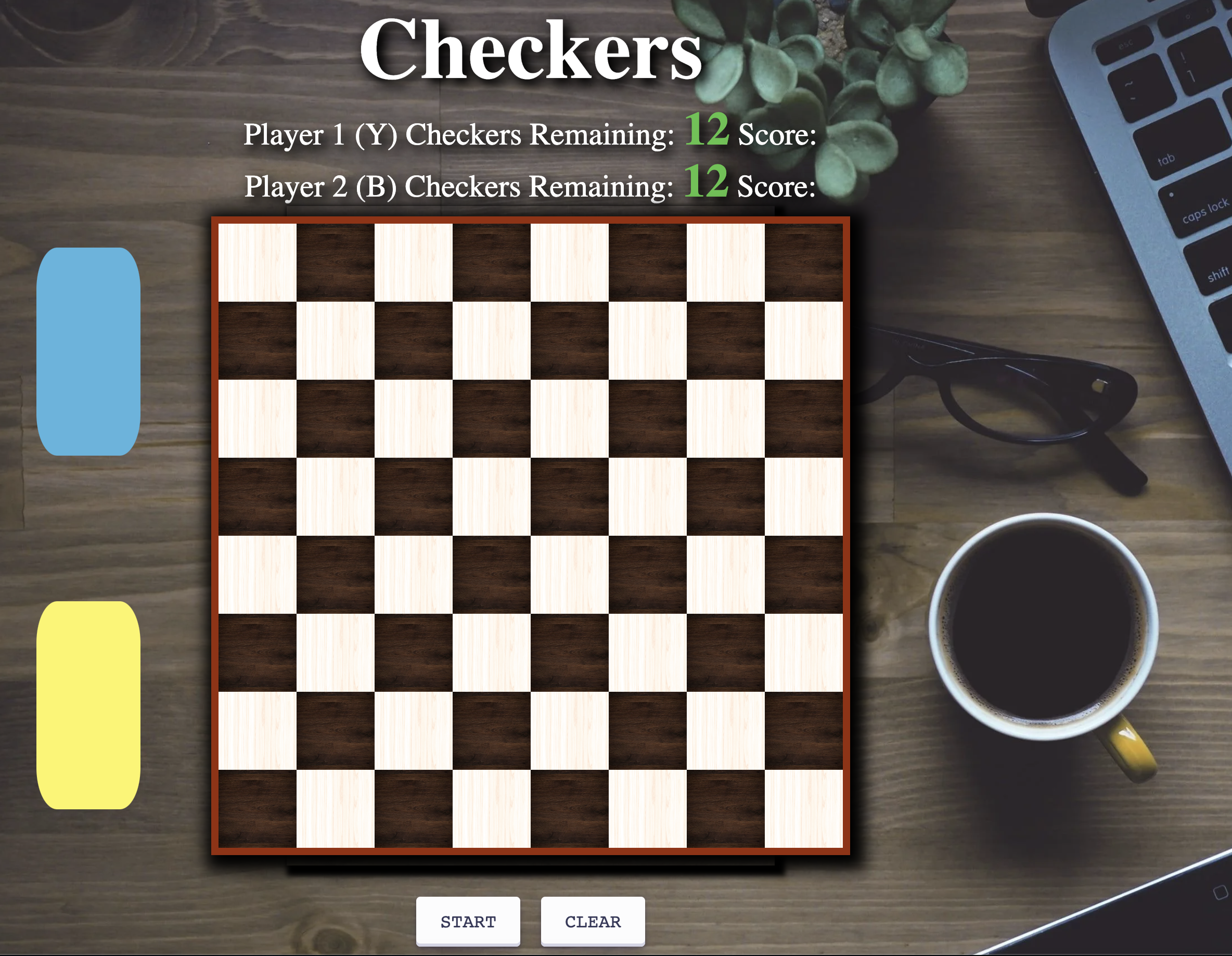 GitHub - Oksanka25/Checkers: Browser-based game - Checkers