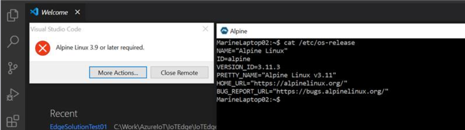 Alpine Linux 3.9 or later required · Issue #3819 · microsoft/vscode-remote-release · GitHub