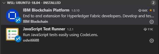 Extension Doesnt Work With Wsl2 And Crashes Vs Code · Issue 1405 · Ibm Blockchainblockchain