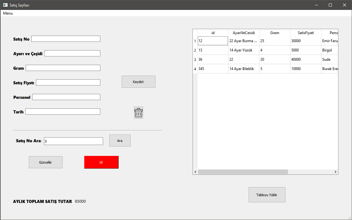 GitHub - emirfarukkayaoglu/Gold-Company-DataBase-Desktop-App: Gold ...