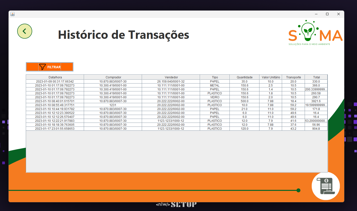 GitHub - Takeshi-mi/Plataforma-SOMA: Tinder da Reciclagem