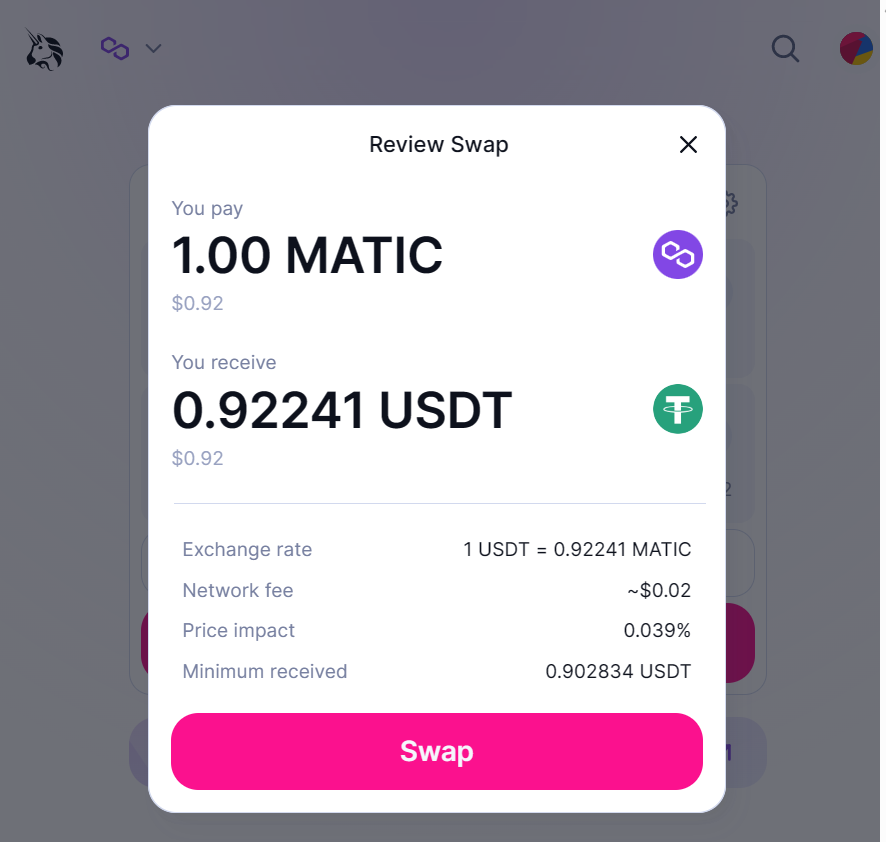Uniswap-Polygon in Cross Exchange Market Making fails with MATIC in token-pair · Issue #6332 ...