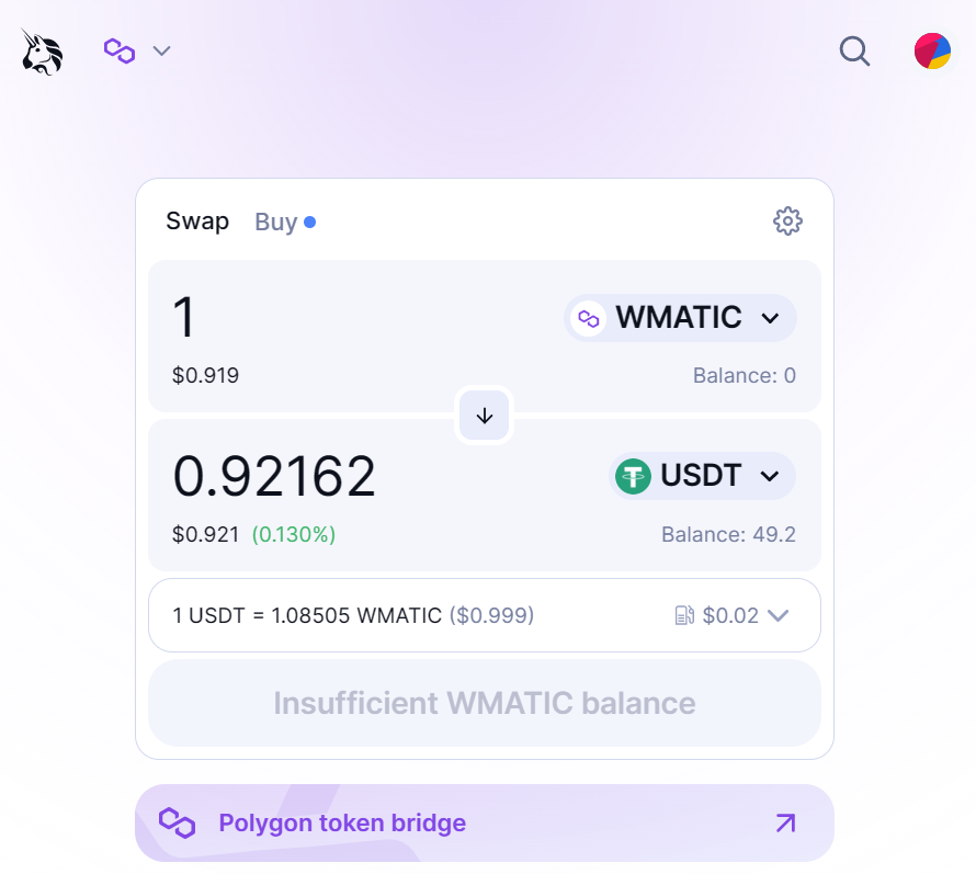 Uniswap-Polygon in Cross Exchange Market Making fails with MATIC in token-pair · Issue #6332 ...