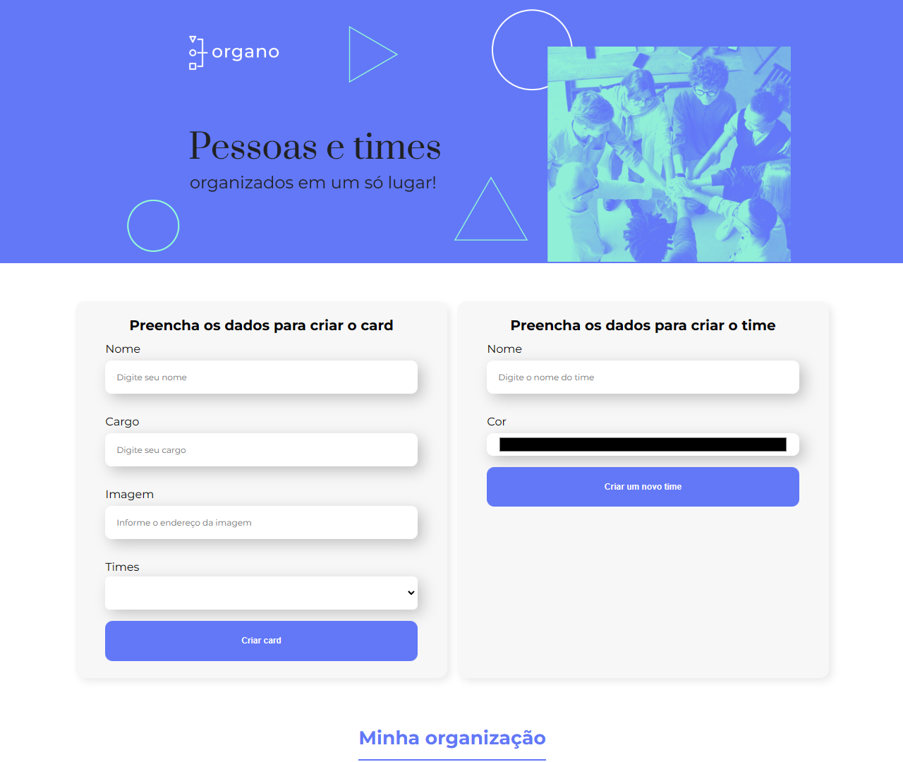 GitHub - Lucasdias067/organo-React: Organo
