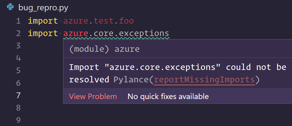 Editable install of a namespaced package shadows all other packages ...