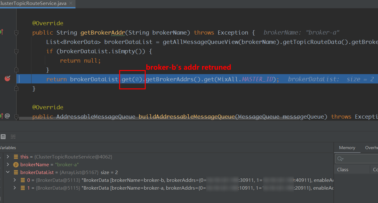 Bug The Proxy In The Cluster Mode Obtains The Wrong Address Of The Broker · Issue 6908 