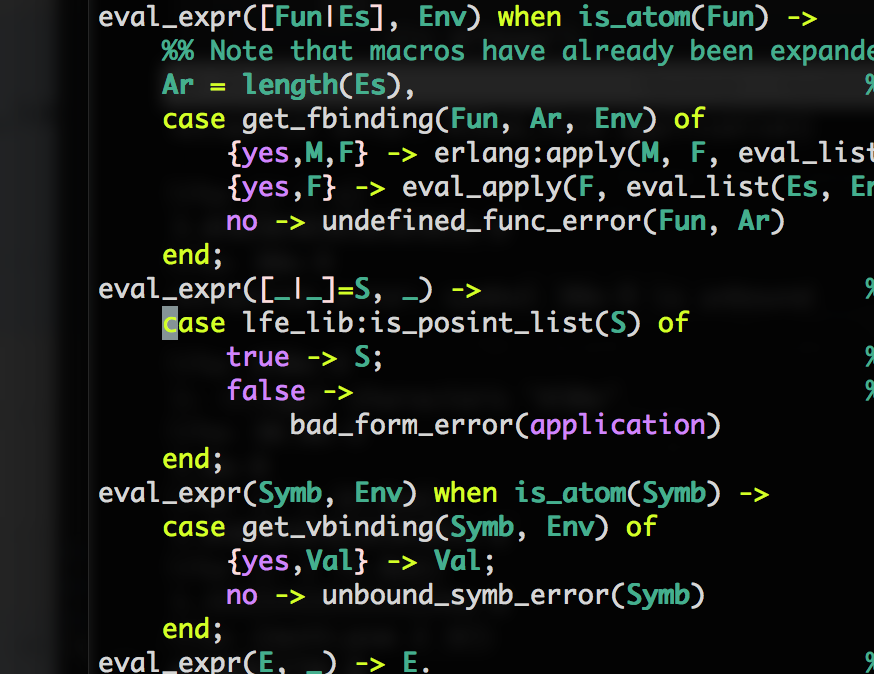 (when (=:= foo "FOO")) throws exception error: illegal guard · Issue #354 · lfe/lfe · GitHub