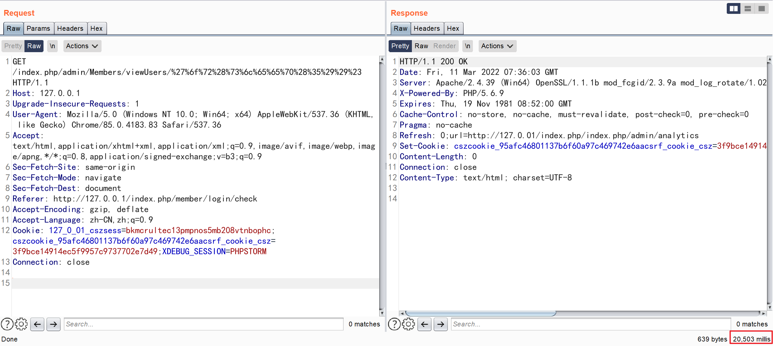 SQL Injection vulnerability on cszcms_admin_Members_viewUsers · Issue #43 · cskaza/cszcms · GitHub