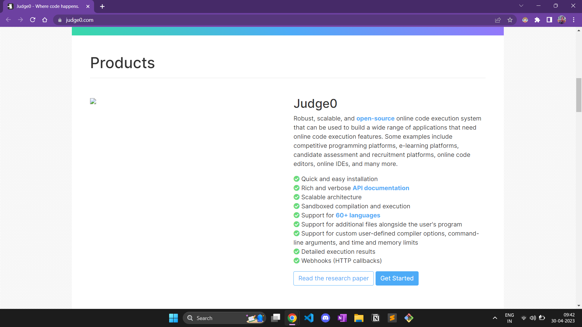 Product Section Image Is Not Visible · Issue 412 · Judge0 Judge0 · Github