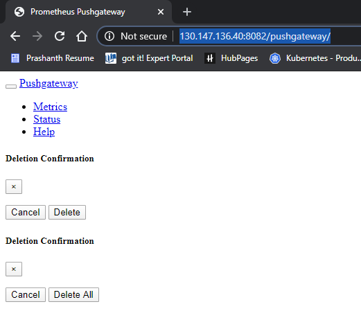 Broken Pushgateway Ui Through Reverse Proxy · Issue 322 · Prometheus Pushgateway · Github