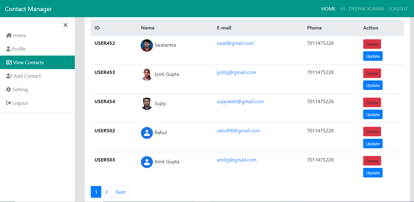 GitHub - 11-DEEPAK-KUMAR-11/Contact_Management_System: A contact management system lets you sync ...