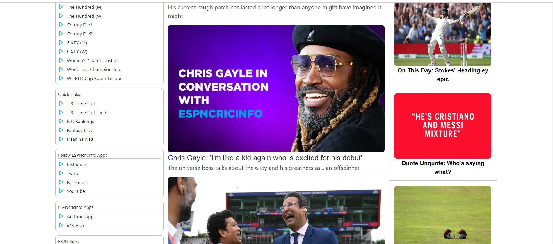 GitHub - AyeshaKhan14/youthful-dogs-6115: ESPN cricinfo is a sports news website exclusively for ...