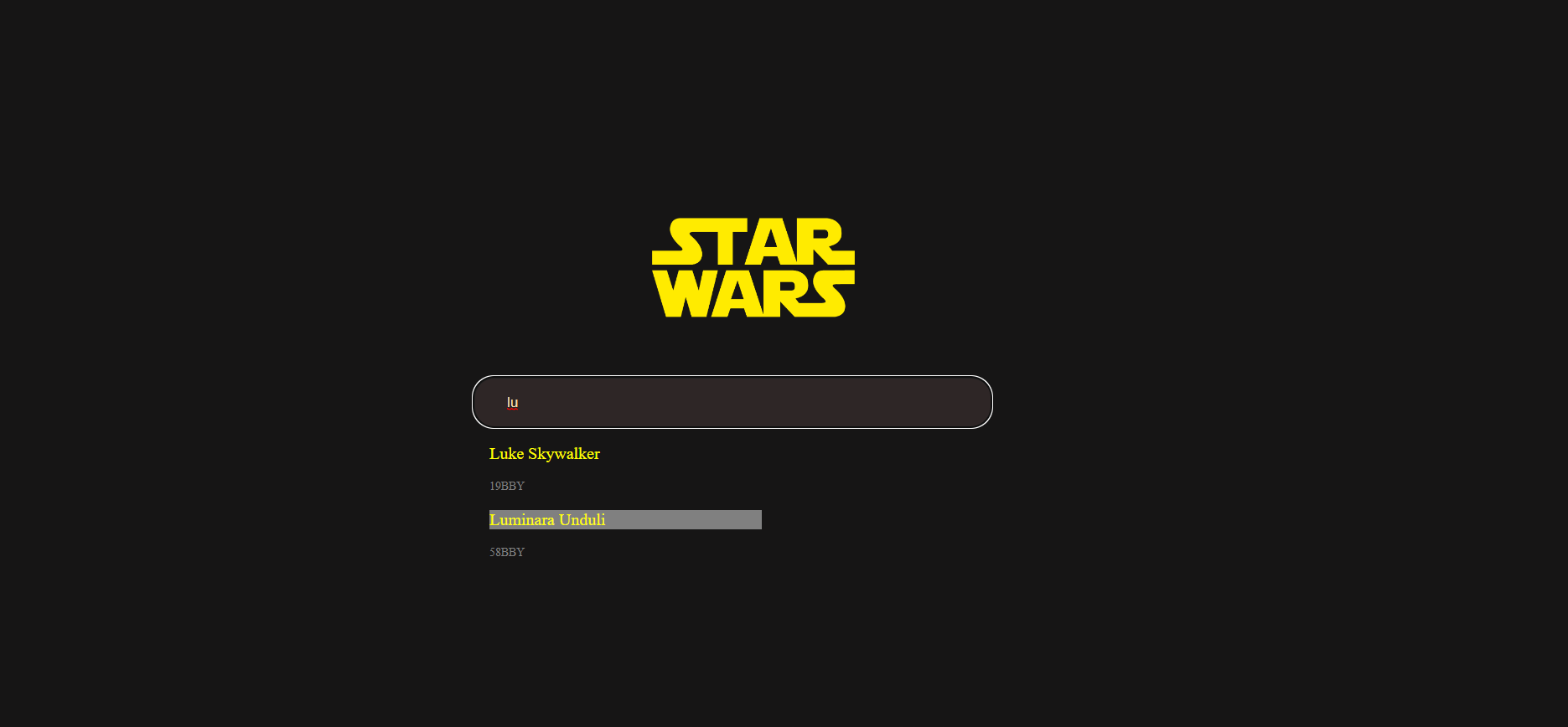 GitHub - AyeshaKhan14/Star-Wars: I built this website when I was ...