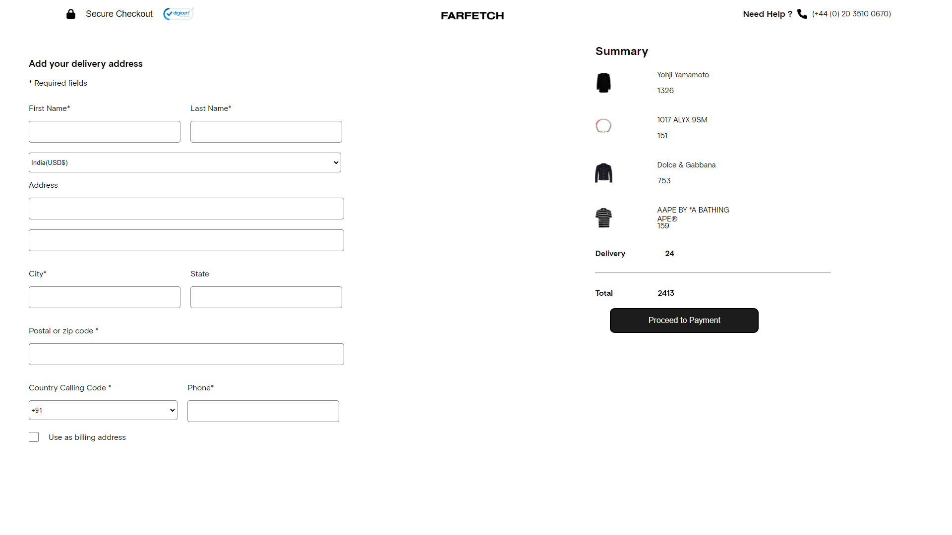 GitHub - Vishall001/Farfetch-Clone: Clone the Farfetch website. Farfetch is a online cloth ...