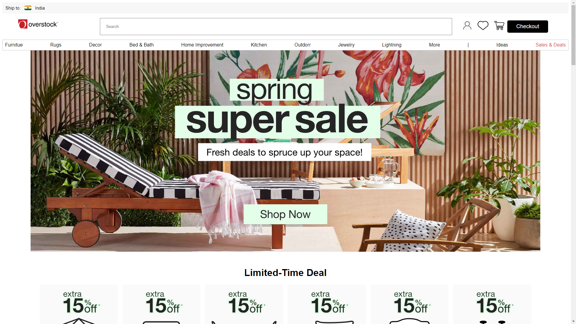 GitHub - Vishall001/Overstock-Clone: Made a clone of Overstock website ...