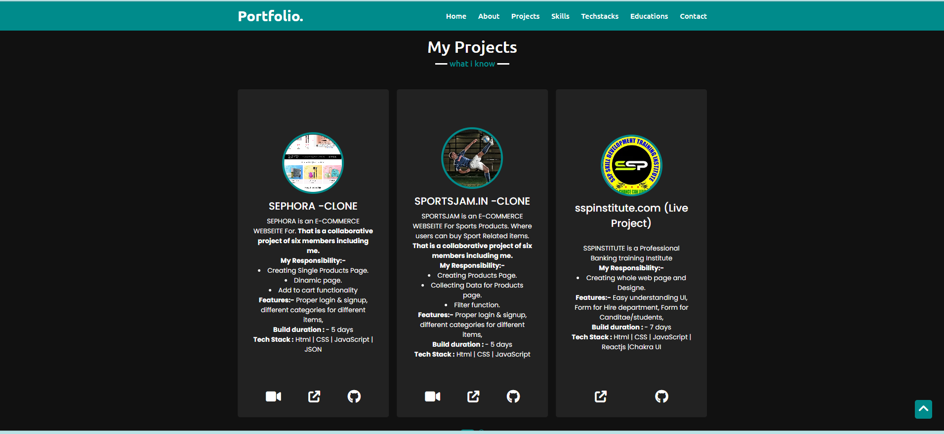 GitHub - skismile/skismile.github.io: This is my portfolio website, It is Deployed. I created it ...