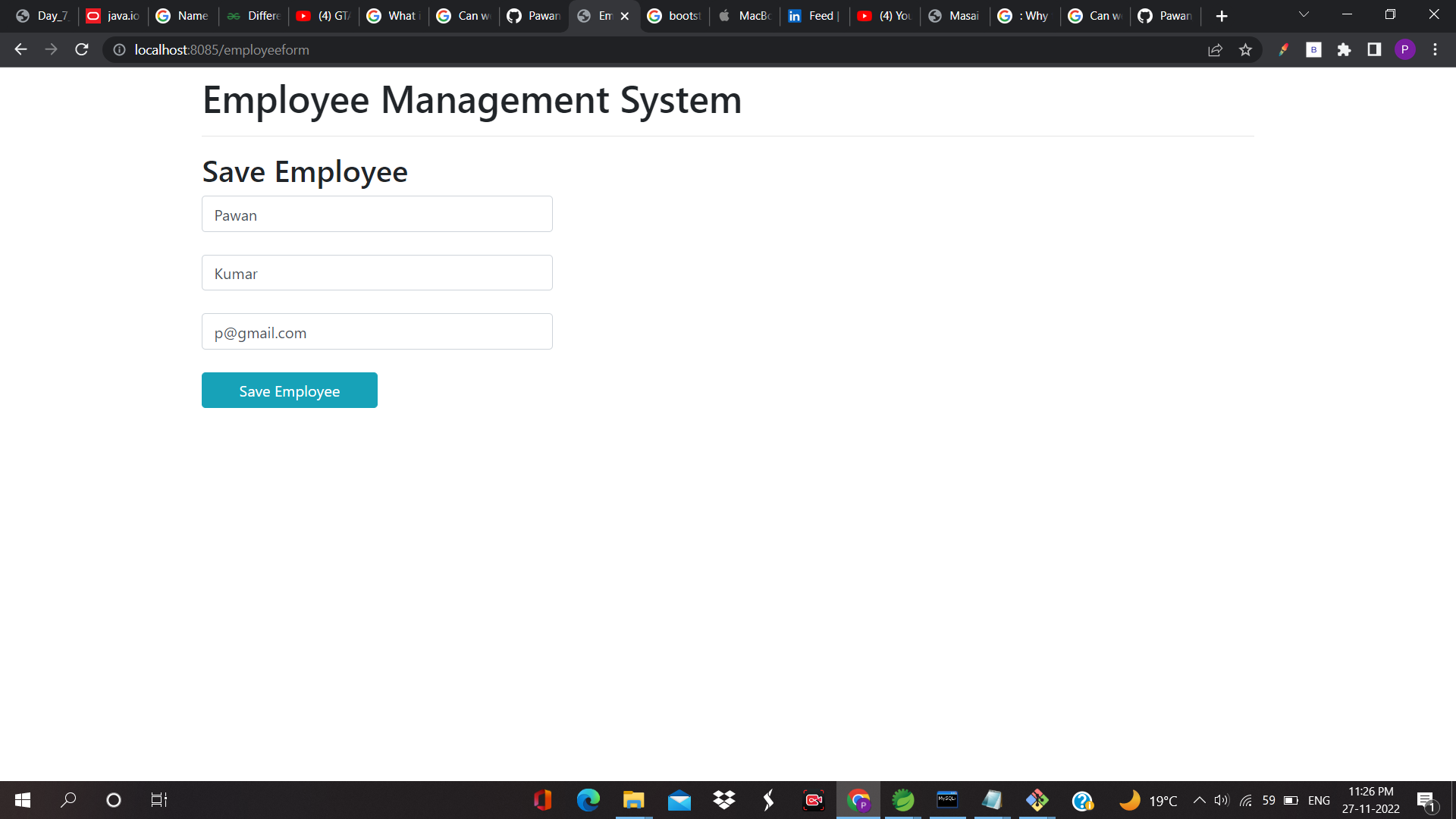 GitHub - Pawan8085/Employee_CRUD_Application: Created a Spring Boot ...