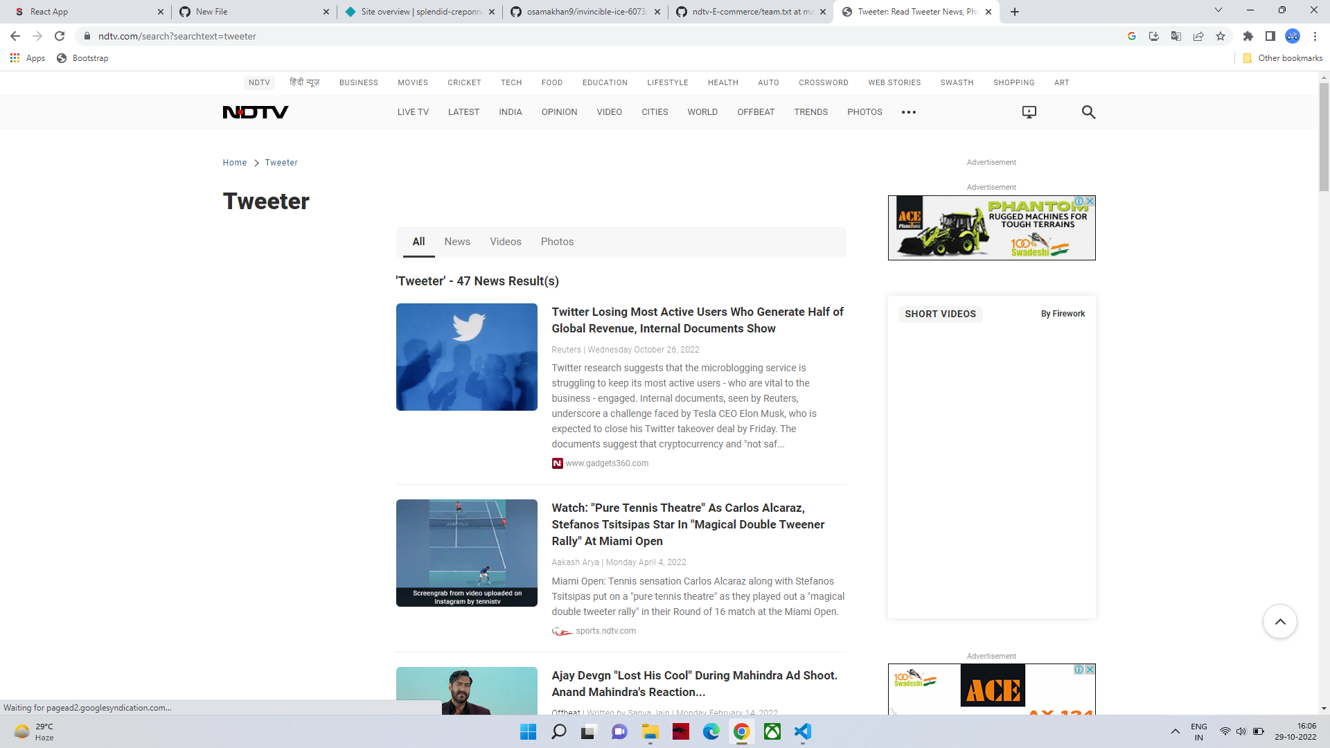 GitHub - osamakhan9/ndtv-E-commerce: IDTV is a 24-hour English and Hindi language television ...