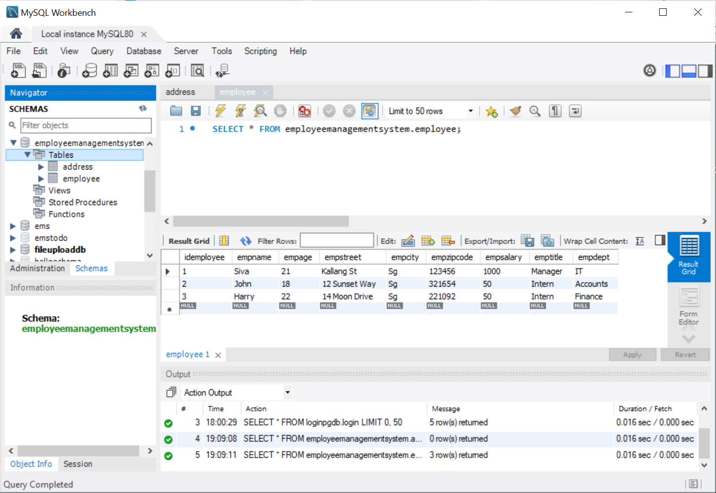 GitHub - odebear27/employee-management-system: A Java Project using ...
