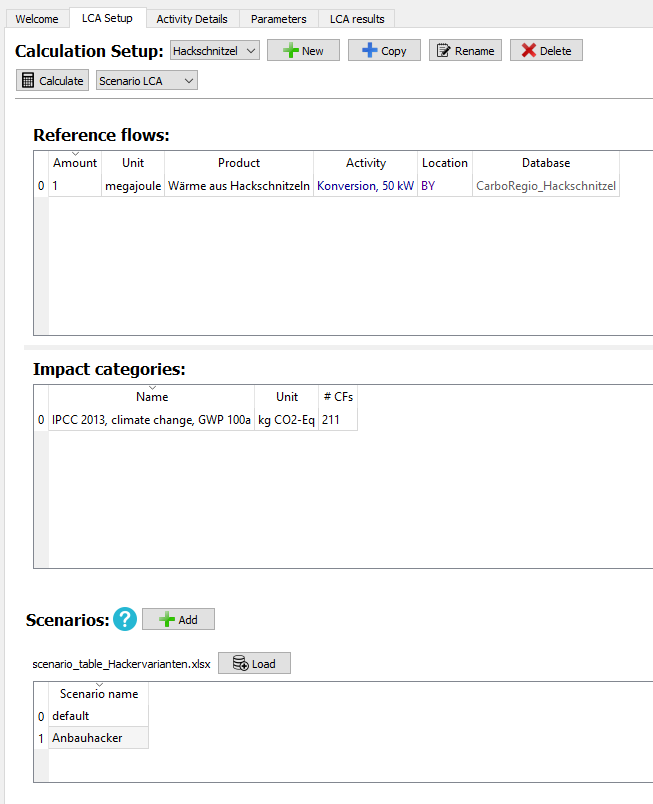 Different result for default scenario than standard LCA · Issue #744 · LCA-ActivityBrowser ...