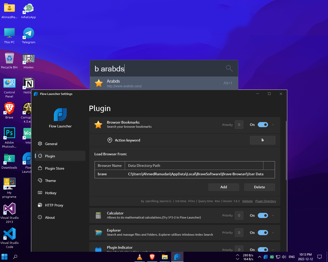 BUG: issue in Browser Bookmarks i use brave browser · Issue #1619 ...