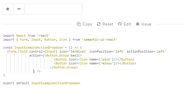 Input: adding icon to Input in Form.Field with action and actionPosition in left makes the icon ...