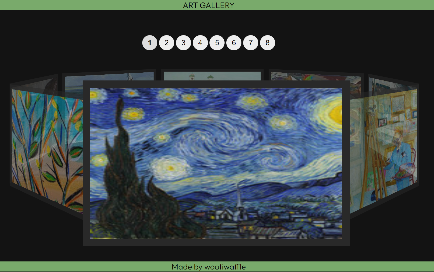 GitHub - woofiwaffle/artGallery