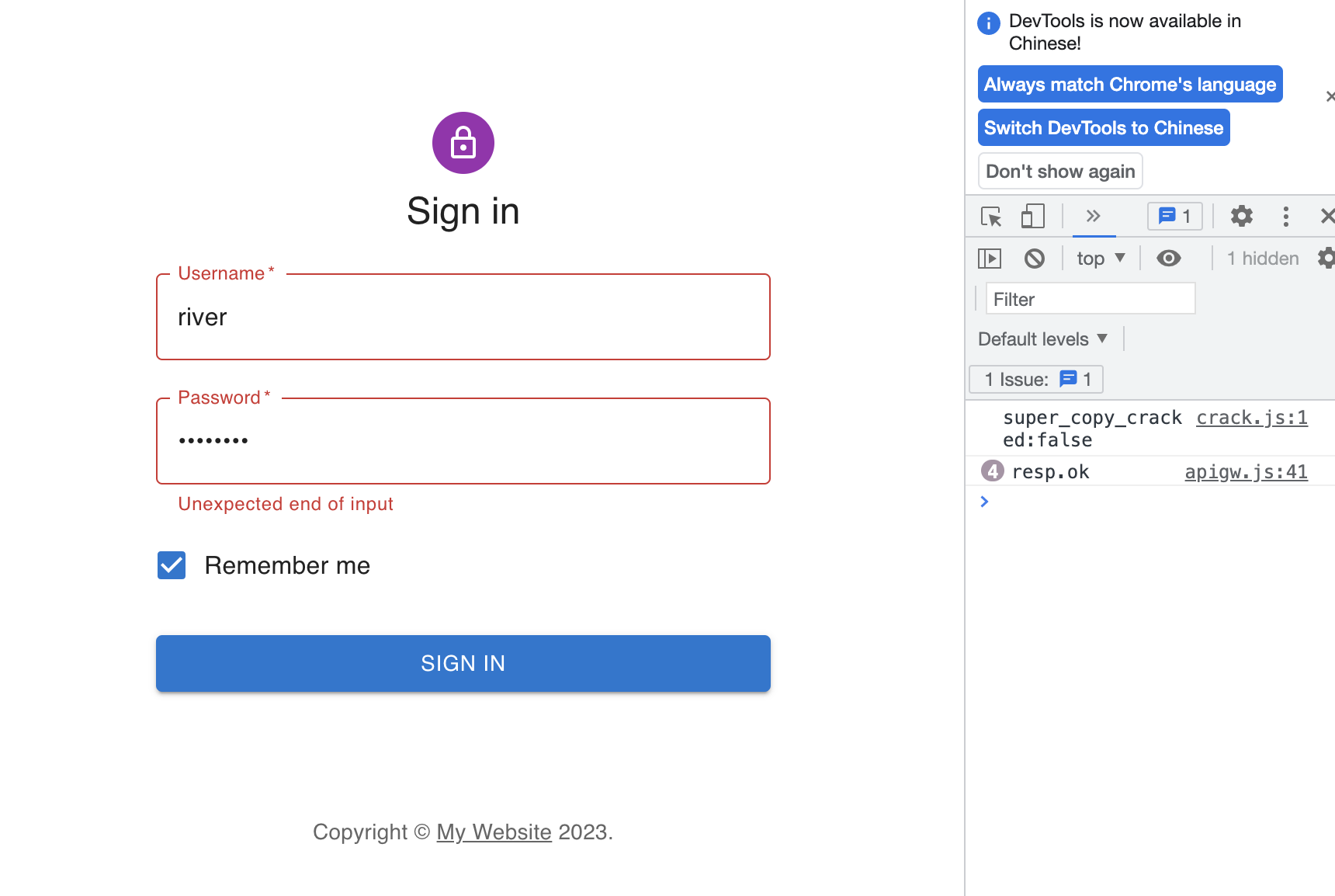 Sign In Issue Unexpected End Of Input · Issue 32 · Aws Samplesaws Serverless Openai Chatbot