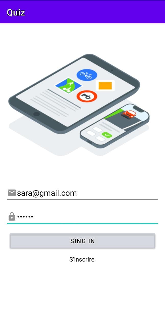 GitHub - saraAitelmahjoub/QuizApplication: Application android