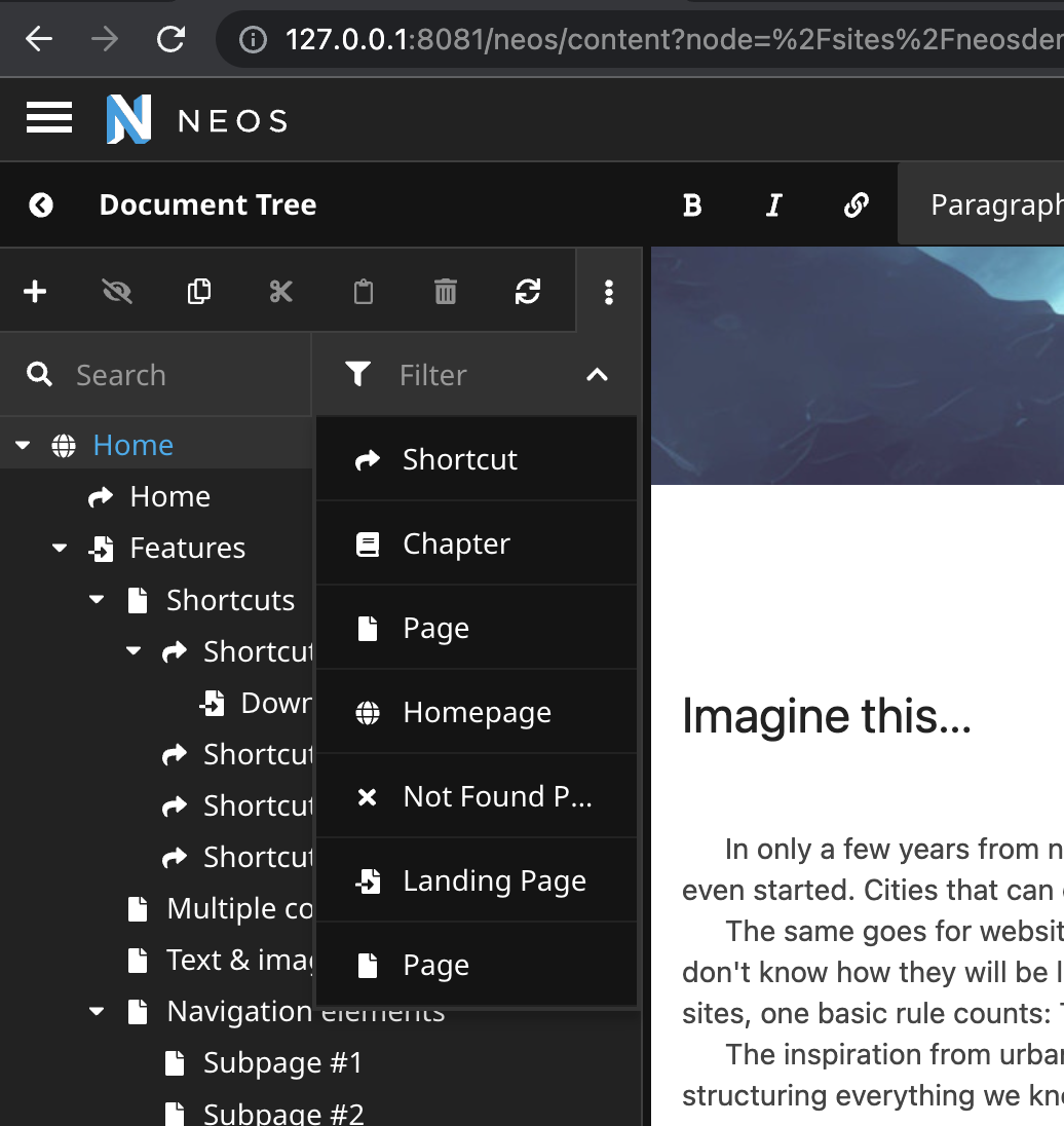 Text labels in creation dialog are misaligned · Issue #3361 · neos/neos-ui · GitHub