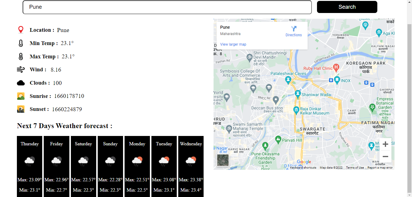 GitHub - rs230498/WeatherApp: Weather App: This project shows real time ...