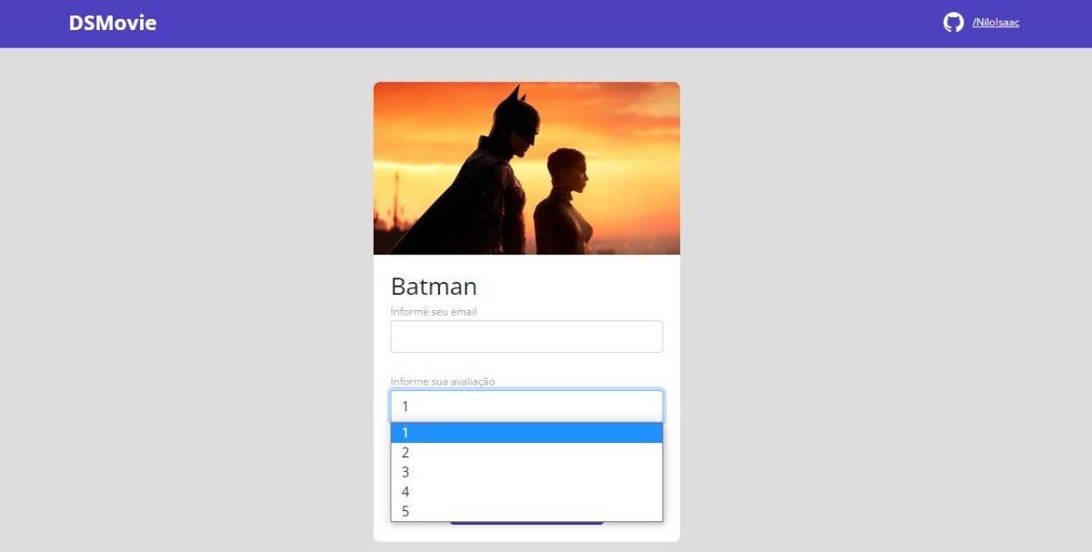 GitHub - NiloIsaac/DSMOVIE