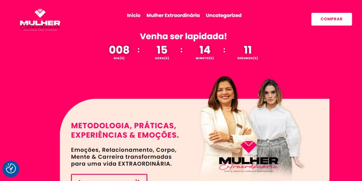 GitHub - NiloIsaac/ClubeMulherExtraordinaria: Landing Page criada usando Wordpress para a ...