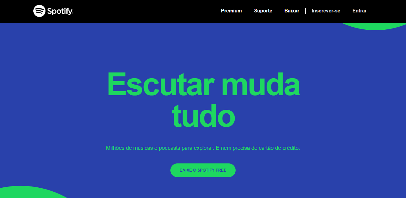 GitHub - patriiciavieira/Spotify-Page-Clone: Reprodução da página ...