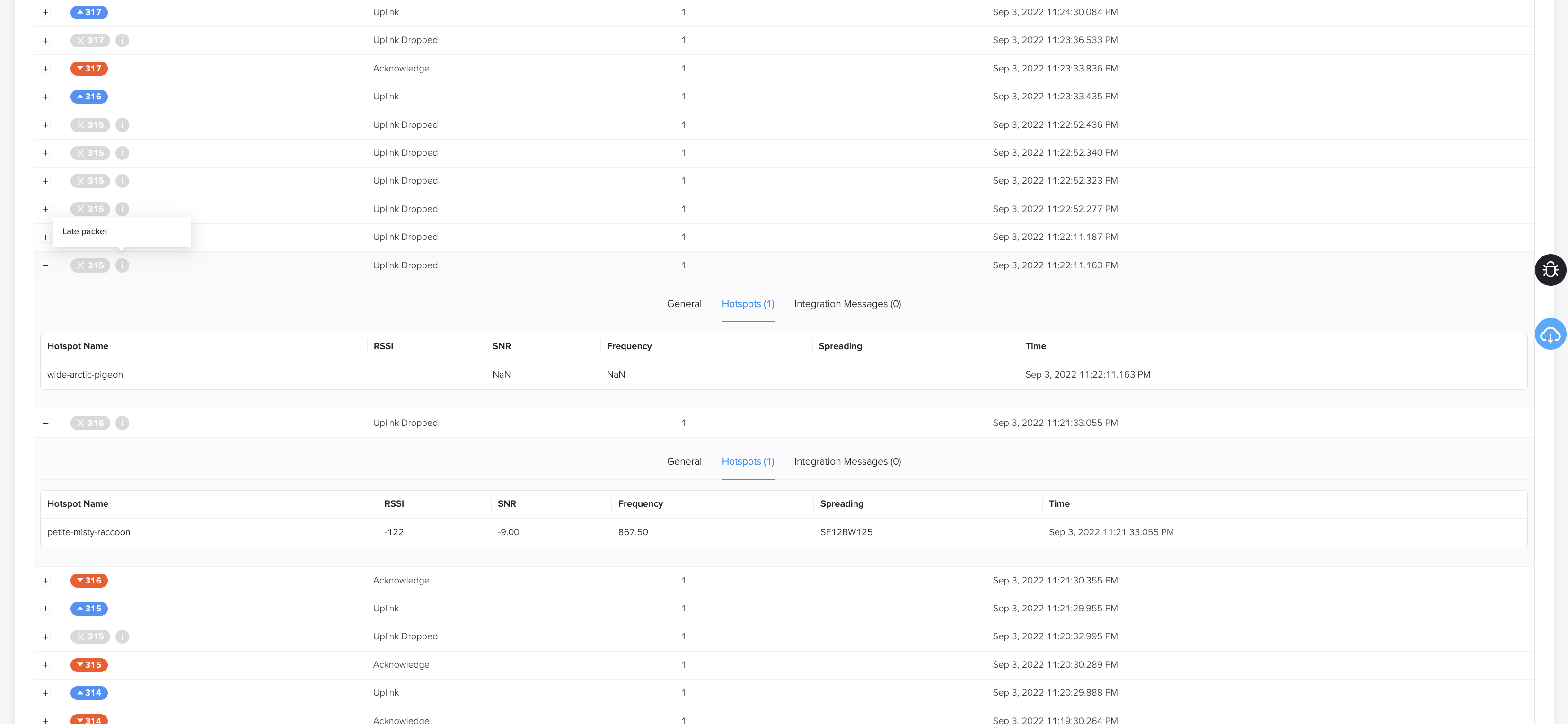 ACKs are sometimes treated as dropped uplinks (bad_message_type) · Issue #855 · helium/router ...