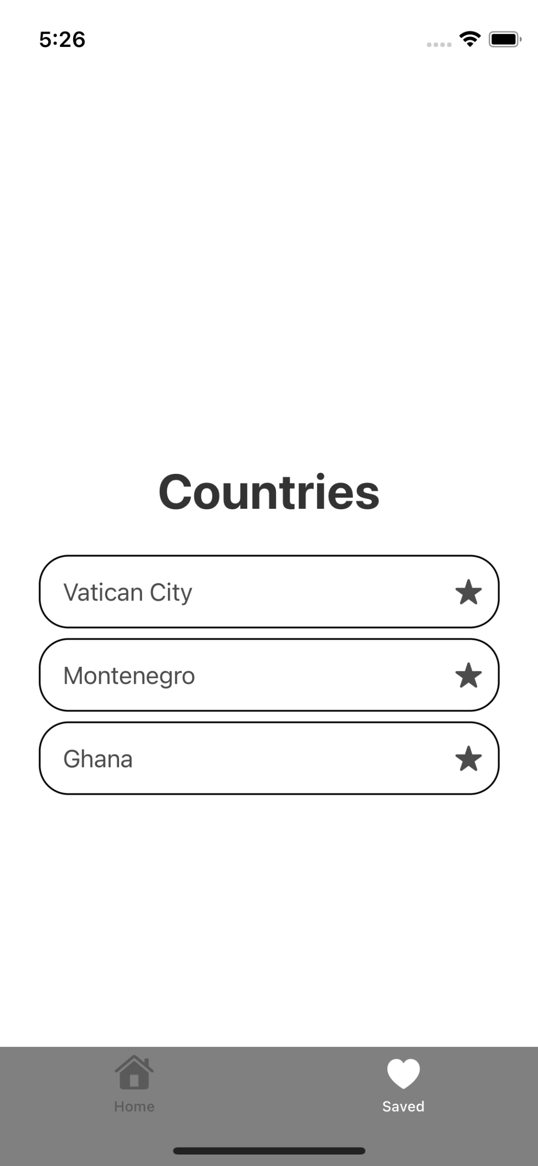 GitHub - senakurtak/Countries: Countries is an application that ...