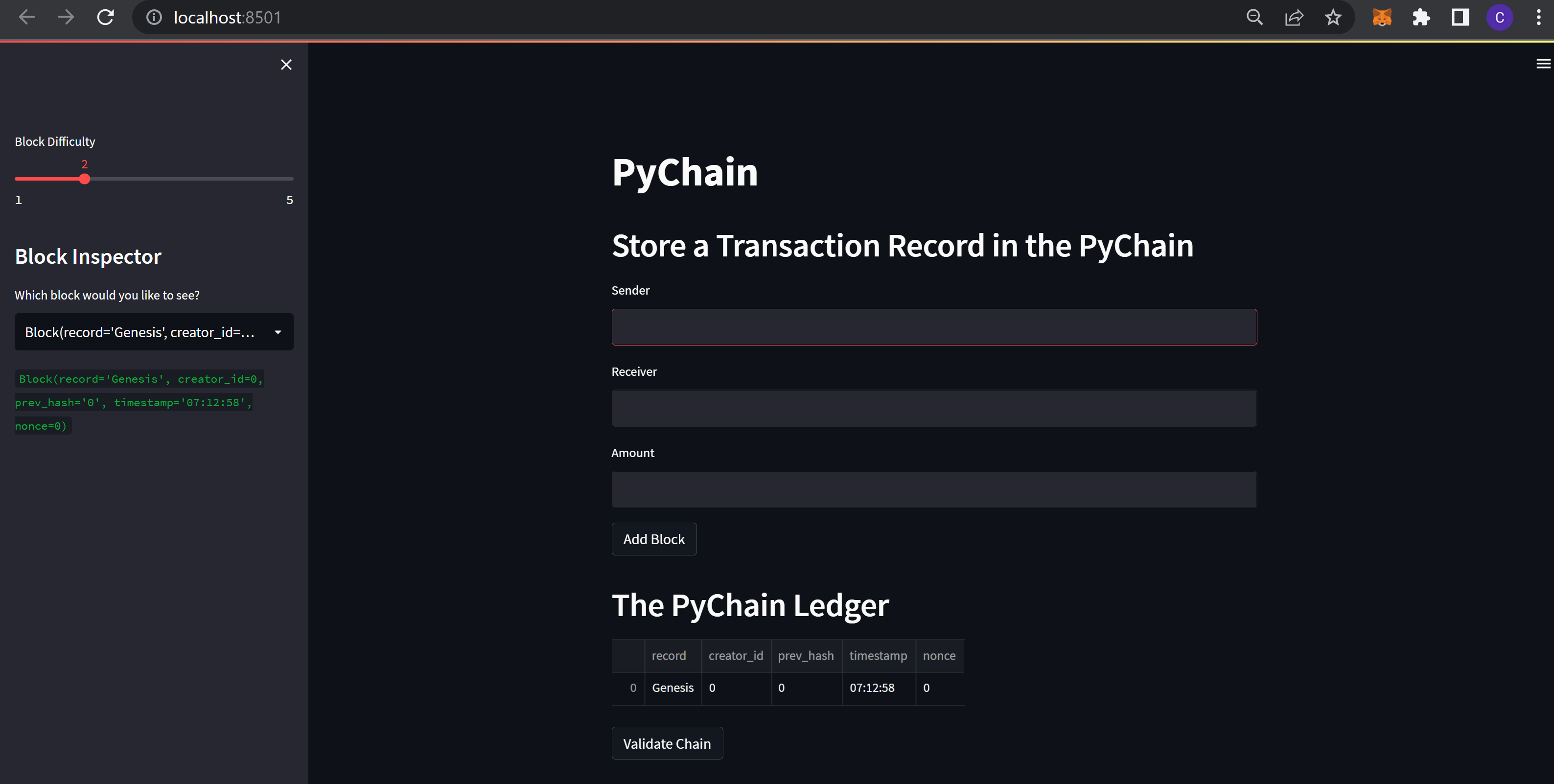 GitHub - Super-Saiyan-Carl/pychain_ledger: Challenge 18 of University of Denver's Fintech Bootcamp