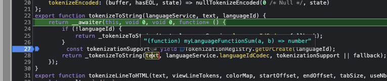 Markdown hint code block syntax highlighting with language-server request · Issue #355 · TypeFox ...