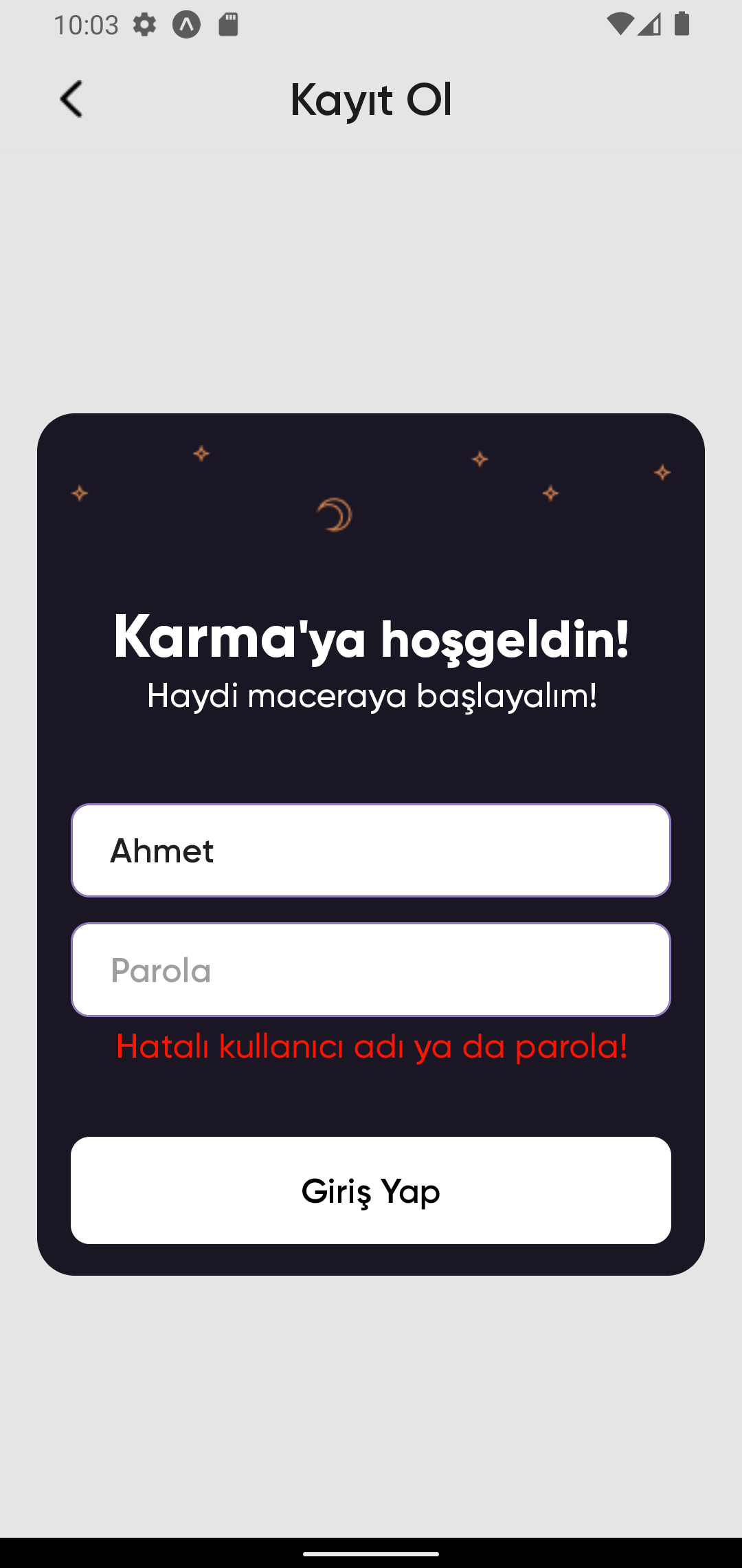 GitHub - tunabsdrmz/karma-onBoard