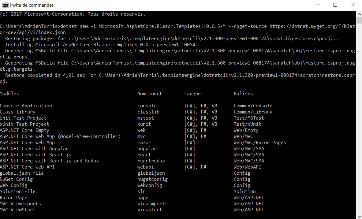 Installed Template Is Not Listed In Dotnet New · Issue 1447 · Dotnettemplating · Github 