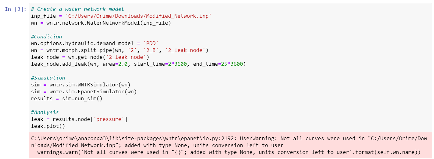 Error 200 · Issue #282 · USEPA/WNTR · GitHub