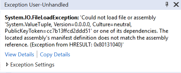 System.ValueTuple Causing Issues in .NET v4.61 and above · Issue #7 · BrighterCommand/Darker ...