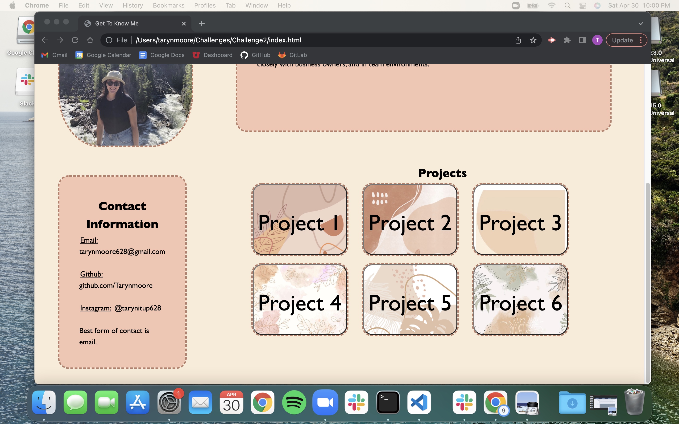 GitHub - Tarynmoore/Personal-Portfolio: Personal portfolio