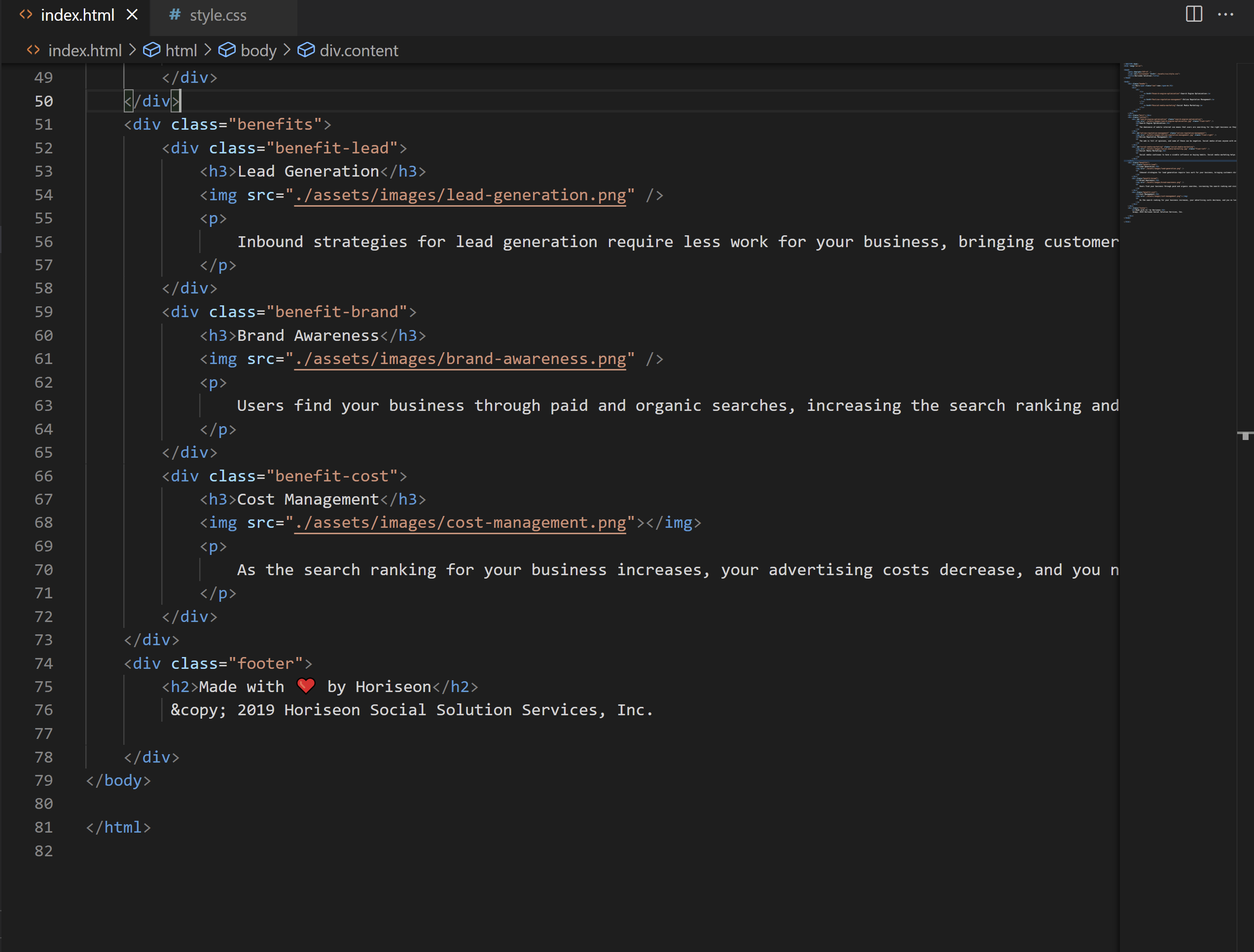 GitHub - kassiakat/Horiseon-Solution-Website: code refactor for Horiseon Website for week one ...